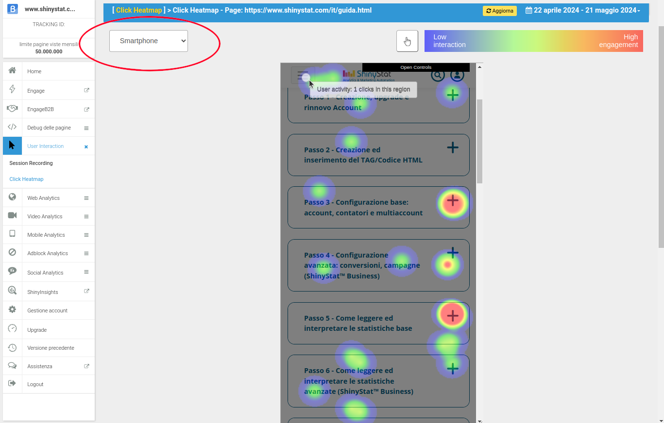 ShinyStat Heatmap: alla scoperta delle nuove Mappe dei Click