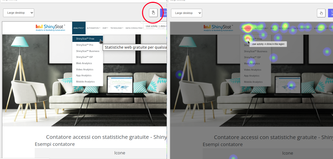 ShinyStat Heatmap: alla scoperta delle nuove Mappe dei Click